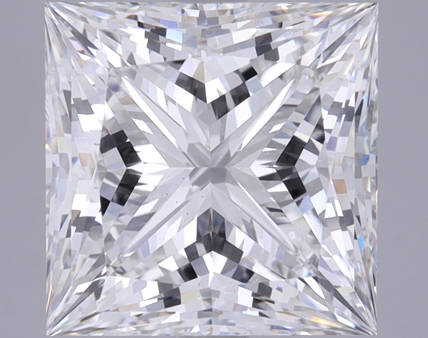 5.09 Carat Princess Shaped Ideal Cut H-VS1 GIA Certified Lab Grown ...