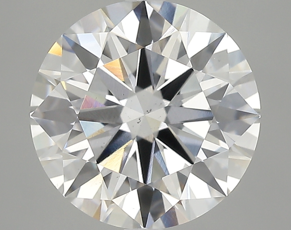 3.99 Carat Round Shaped Ideal Cut G-VS2 IGI Certified Lab Grown Diamond ...