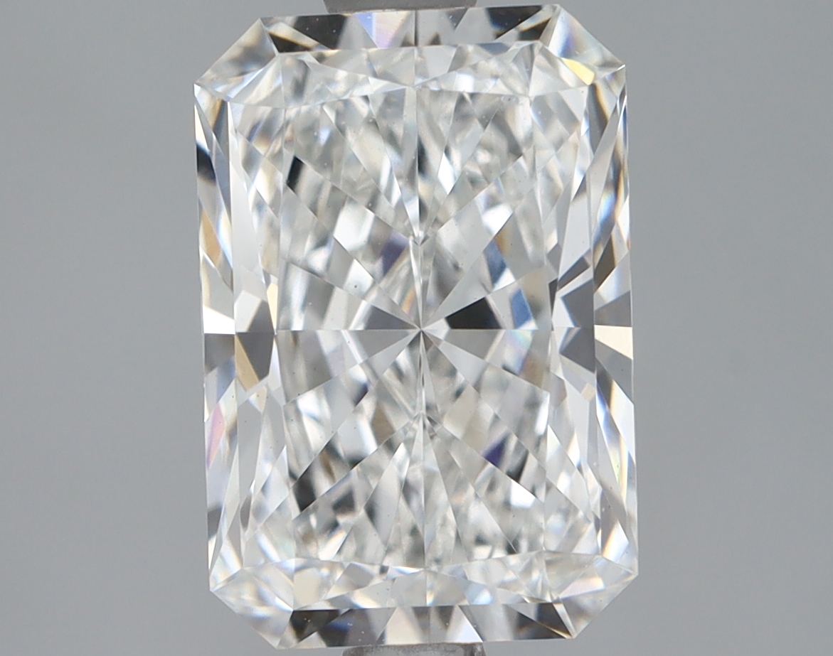 2.07 Carat Radiant Shaped Ideal Cut E-VS1 IGI Certified Lab Grown ...