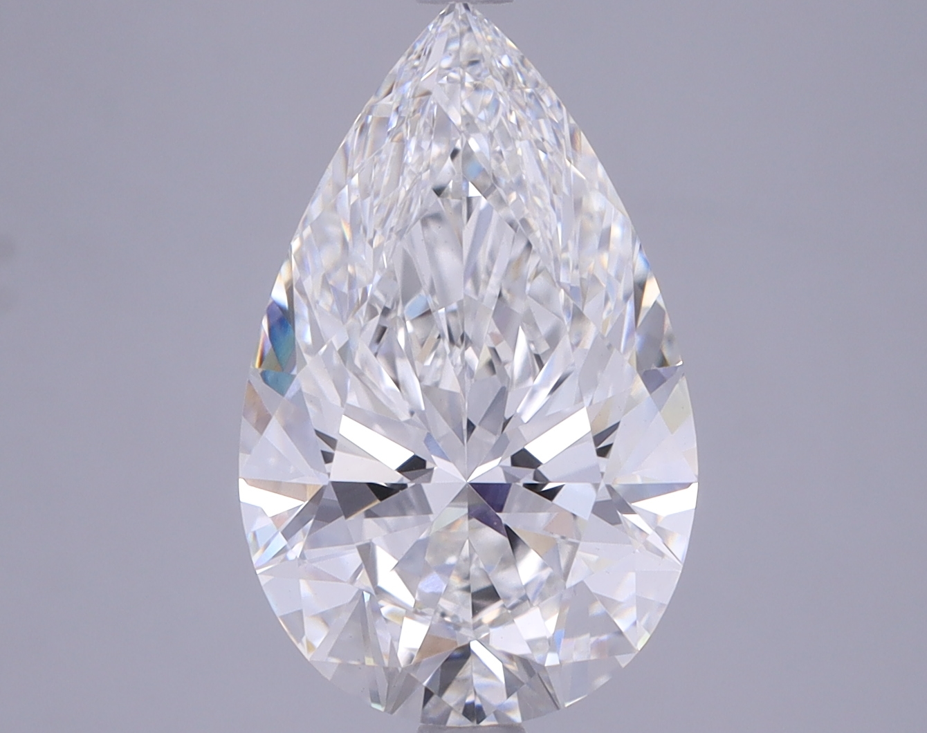 4.29 Carat Pear Shaped Ideal Cut F-VS1 IGI Certified Lab Grown Diamond ...